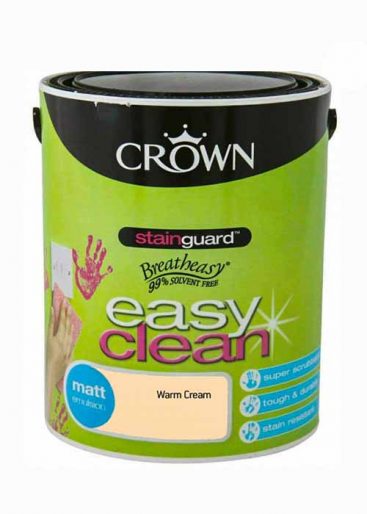 Crown Easy Clean warm cream 2.5L - Colorbank